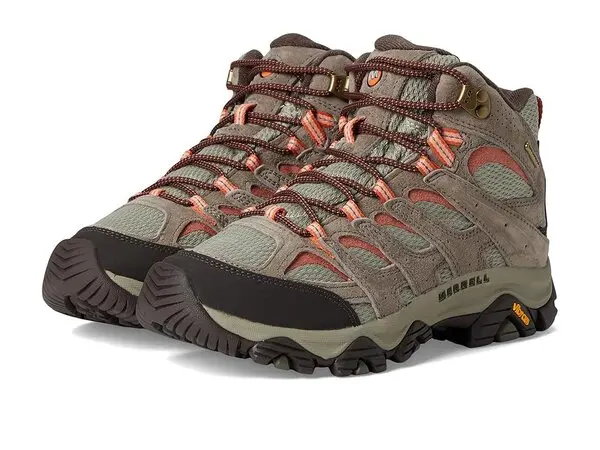 Merrell Moab 3 Mid Waterproof Hiking Boots - Beige