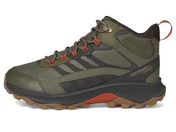 Merrell Speed Strike 2 Mid Waterproof Athletic Shoes - Olive