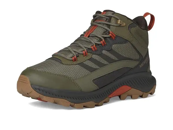 Merrell Speed Strike 2 Mid Waterproof Athletic Shoes - Olive