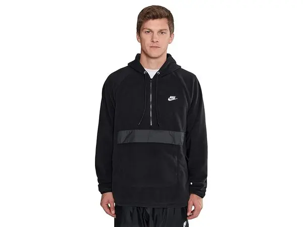 Nike Club Winter Top Fleece Pullover - Black