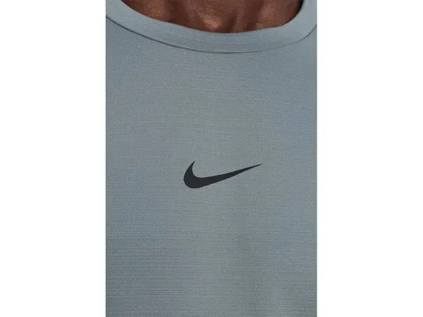 Nike Pro Warm Long Sleeve Crew Top - Gray