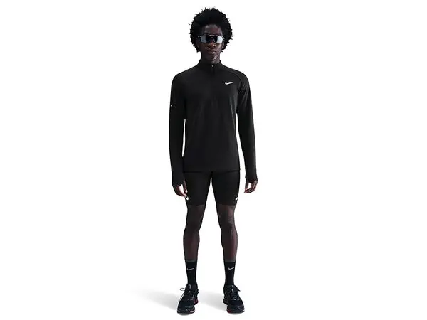 Nike Thermo-fit Repel Winterized Stride Half-zip Workout Top - Black
