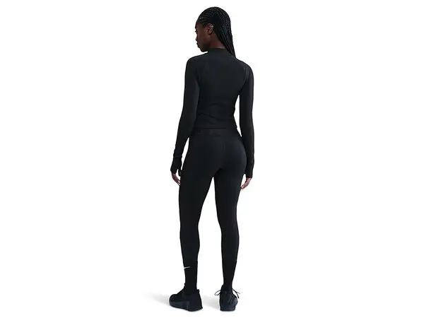 Nike Pro Dri-fit Warm Long Sleeve Graphic Top - Black