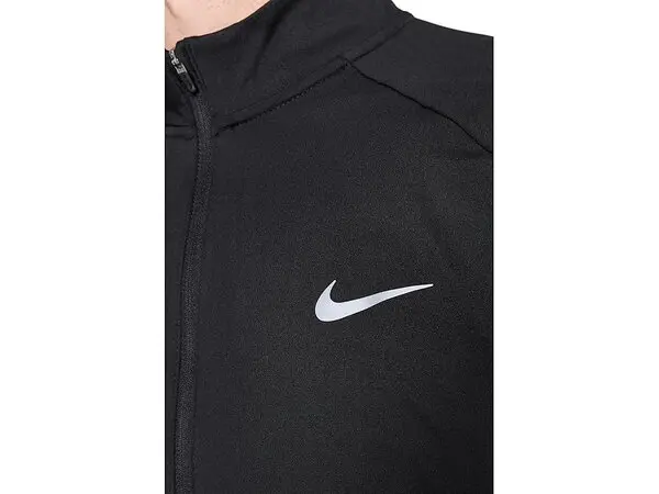Nike Stride Dri-fit 1/4-zip Running Top Workout Light Crimson/reflective Silver - Black