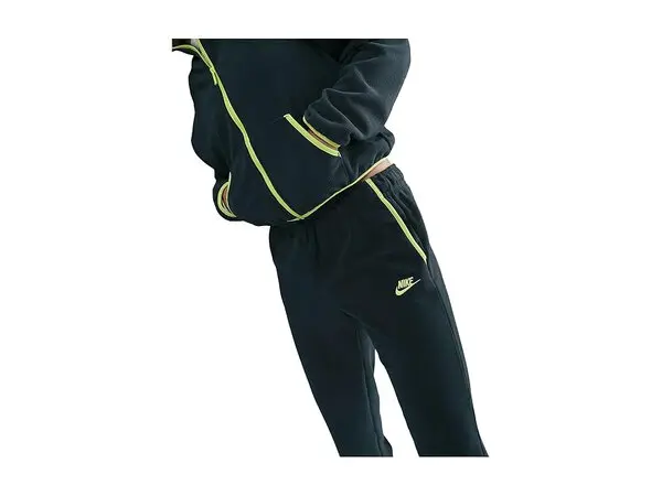 Nike Club Fleece Cozy Mid-rise Wide Pants - Black