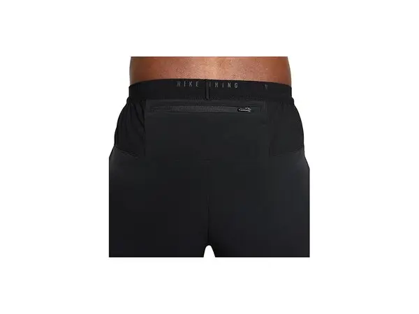 Nike Stride Dri-fit Woven Running Pants Workout Smoke Grey/reflective Silver - Black