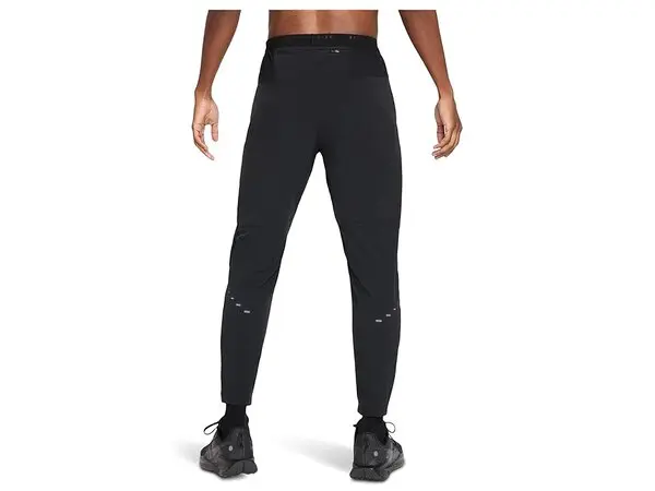 Nike Stride Dri-fit Woven Running Pants Workout Smoke Grey/reflective Silver - Black