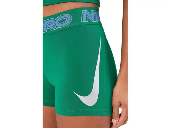 Nike Pro 3" Biker Shorts - Green