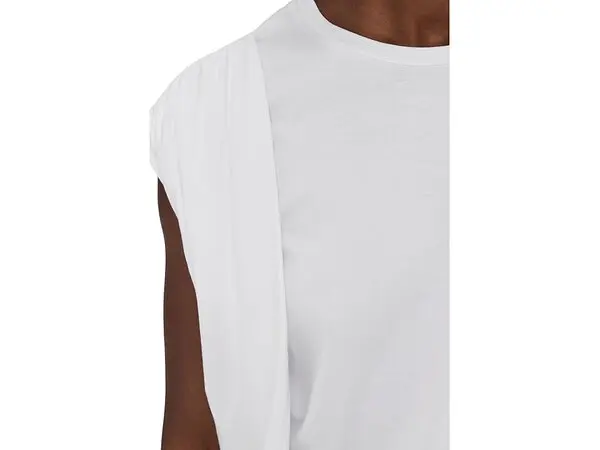 Vince Relaxed Short Sleeve Drape Top