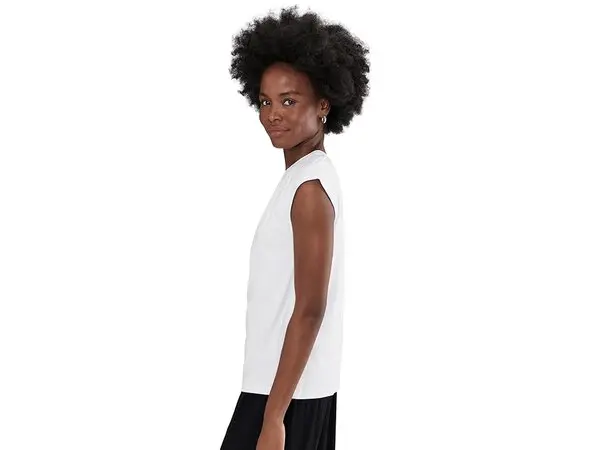 Vince Relaxed Short Sleeve Drape Top