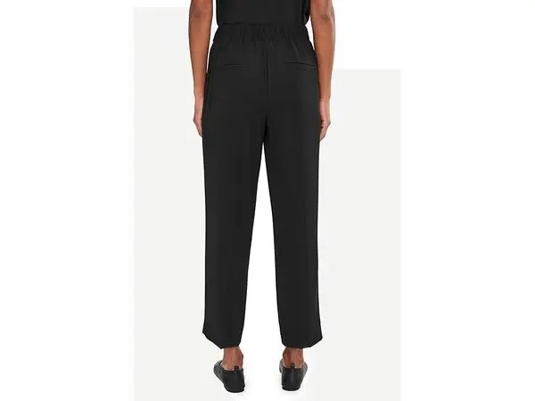 Vince Mid-rise Tapered Pull-on Pants - Black