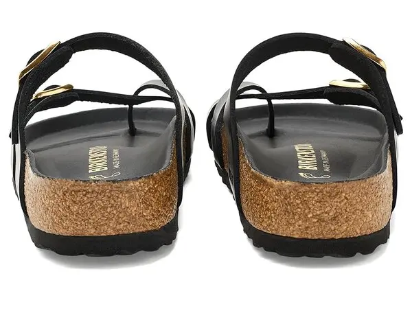 BIRKENSTOCK Mayari Dressy Leather Sandals - Black