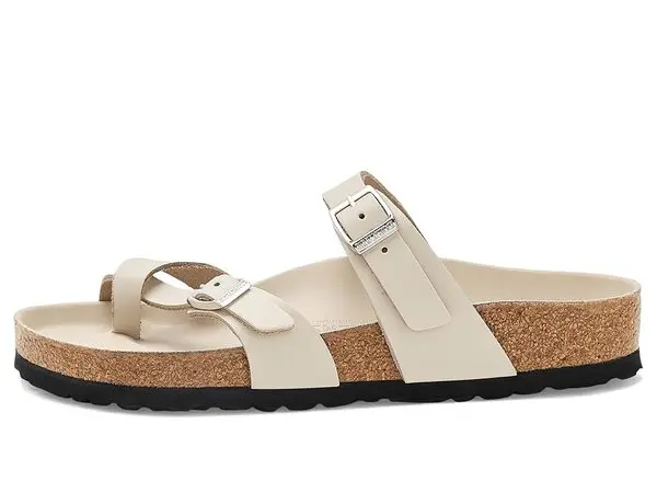 BIRKENSTOCK Mayari Dressy Leather Sandals - White