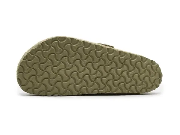 BIRKENSTOCK Boston Suede Clogs - Khaki