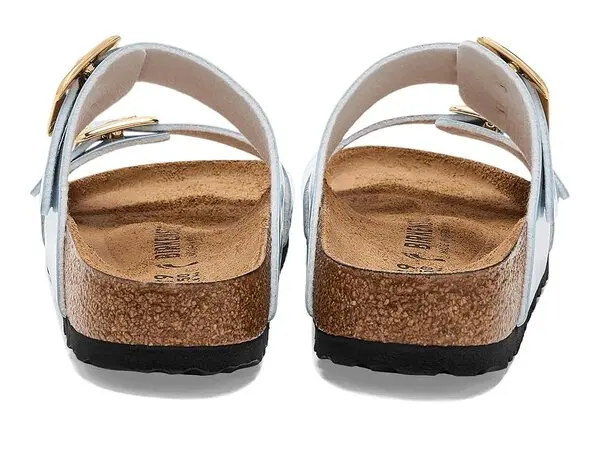 BIRKENSTOCK Sydney Luxe Buckle Patent Sandals - Blue