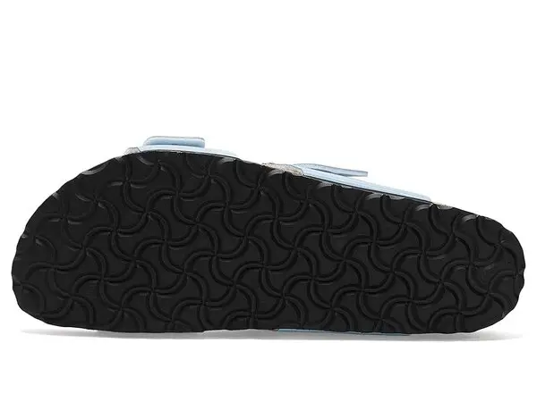 BIRKENSTOCK Sydney Luxe Buckle Patent Sandals - Blue