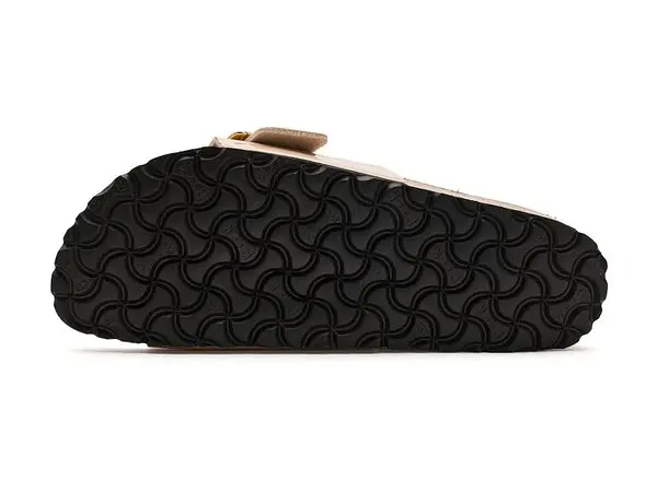 BIRKENSTOCK Catalina Luxe Buckle Patent Sandals - Bone
