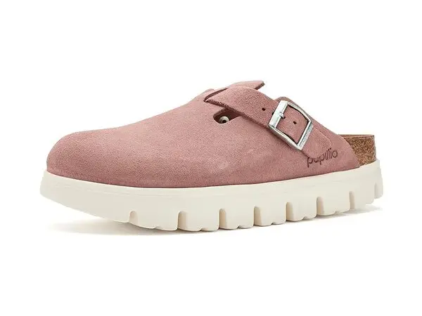 BIRKENSTOCK Boston Chunky Platform Clog Mules - Pink