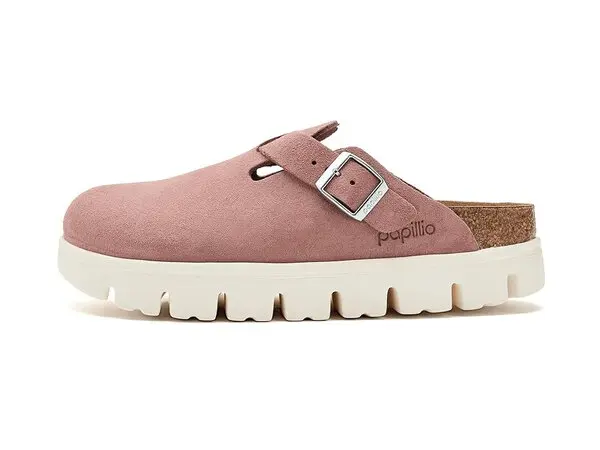 BIRKENSTOCK Boston Chunky Platform Clog Mules - Pink