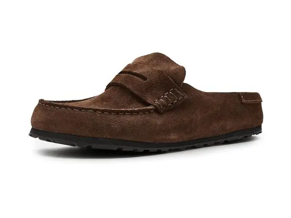 BIRKENSTOCK Naples Suede Clog Clay - Carafe