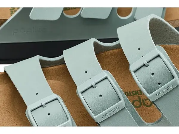 BIRKENSTOCK Florida Platform Vegan Sandals - Gray