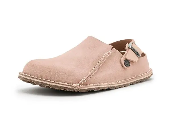 BIRKENSTOCK Lutry 365 Suede Clogs - Pink