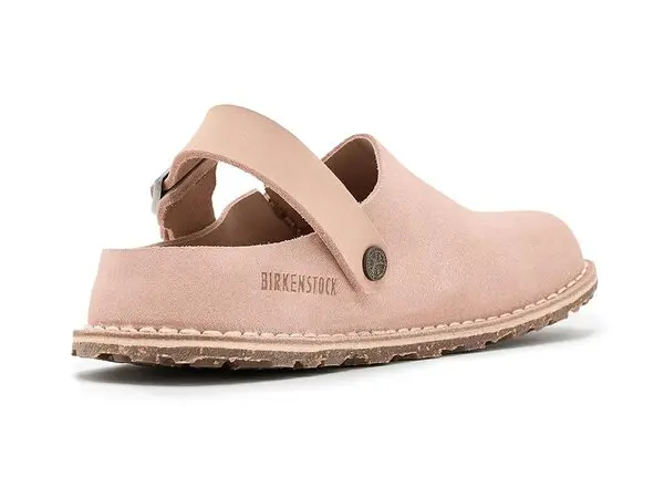 BIRKENSTOCK Lutry 365 Suede Clogs - Pink