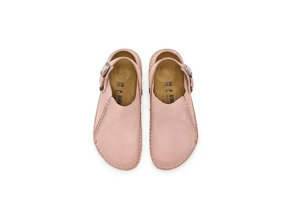 BIRKENSTOCK Lutry 365 Suede Clogs - Pink
