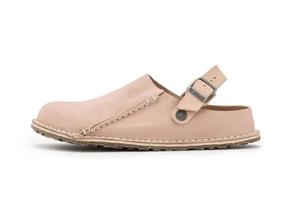BIRKENSTOCK Lutry 365 Suede Clogs - Pink