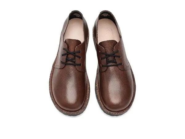 BIRKENSTOCK Uppsala Low Lace Up Leather Shoes - Brown