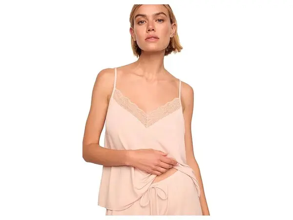 Eberjey Kari Tenceltm Modal Cami Pants Pj Set Pajama Sets Tea Rose
