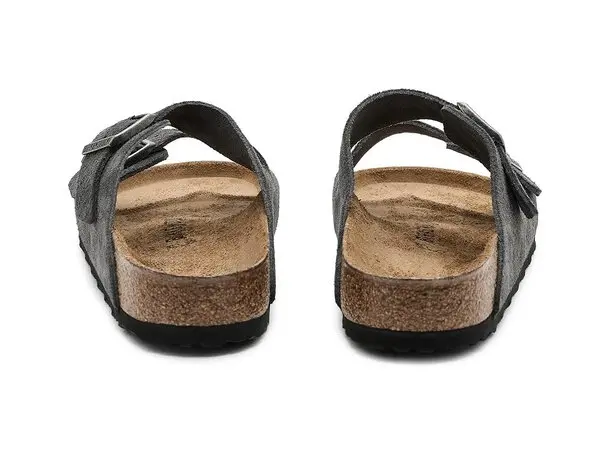 BIRKENSTOCK Arizona Suede Dress Sandals - Black