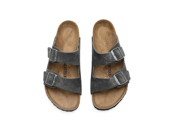 BIRKENSTOCK Arizona Suede Dress Sandals - Black
