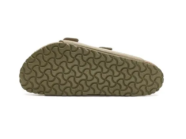 BIRKENSTOCK Arizona Suede Sandals - Khaki