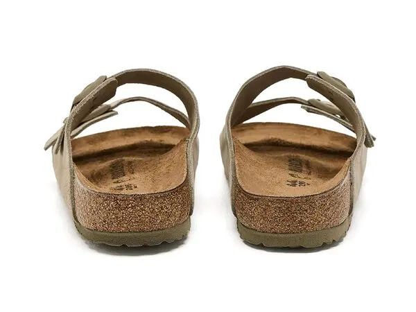 BIRKENSTOCK Arizona Suede Sandals - Khaki