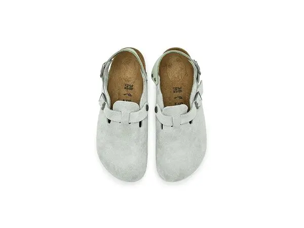 BIRKENSTOCK Tokio Suede Clog - Gray