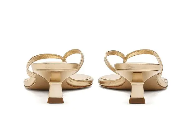 Schutz Carolyn Kitten Heel Thong Sandals - Multi