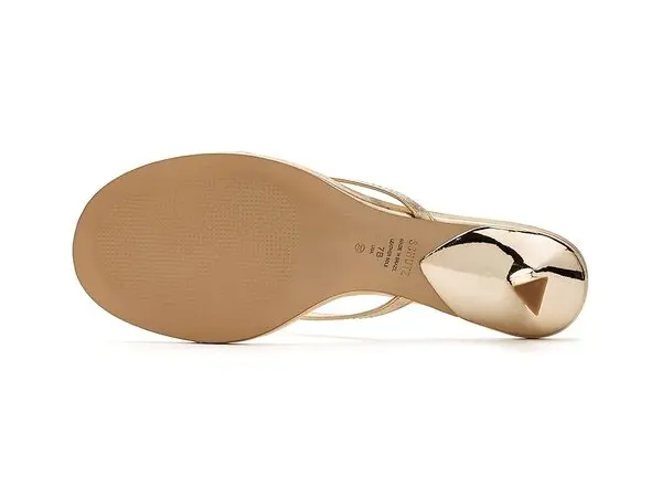 Schutz Carolyn Kitten Heel Thong Sandals - Multi