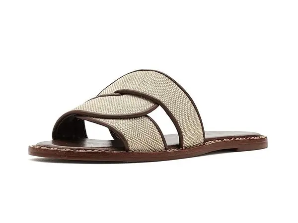 Schutz Rita Flat Sandals - Neutral