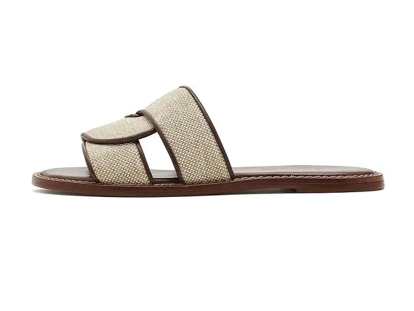 Schutz Rita Flat Sandals - Neutral