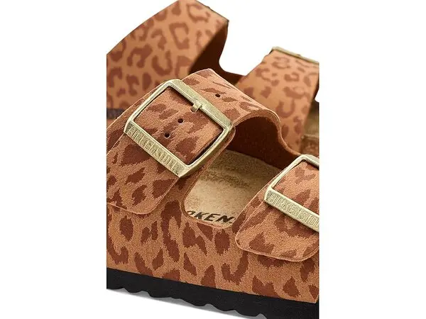 BIRKENSTOCK Arizona Leopard Print Sandals - Brown