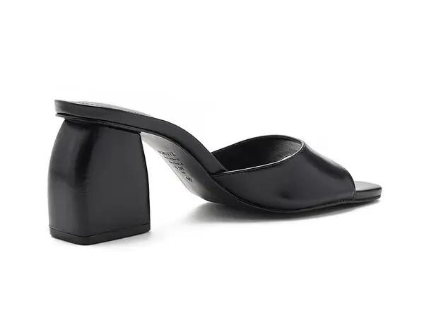 Schutz Leena Block Heel Sandals - Black