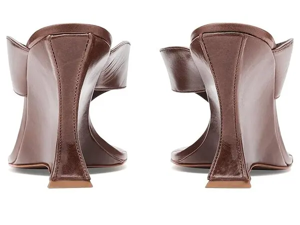 Schutz Maya Sculptural Wedge Sandals - Brown