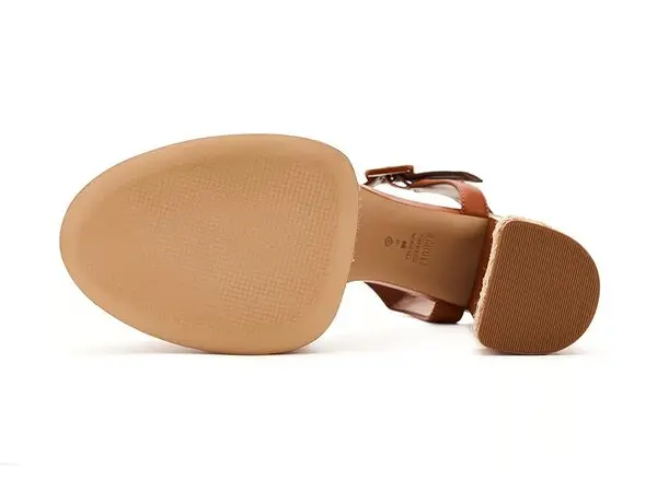 Schutz Hilda Rope High Platform Sandals - Tan