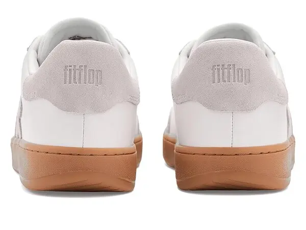 Fitflop The Dash T-toe Leather/suede Sneakers - Gray