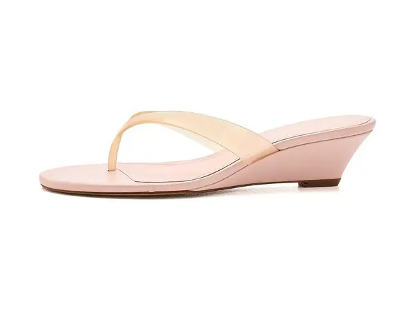 Schutz Roslyn Wedge Sandals - Pink