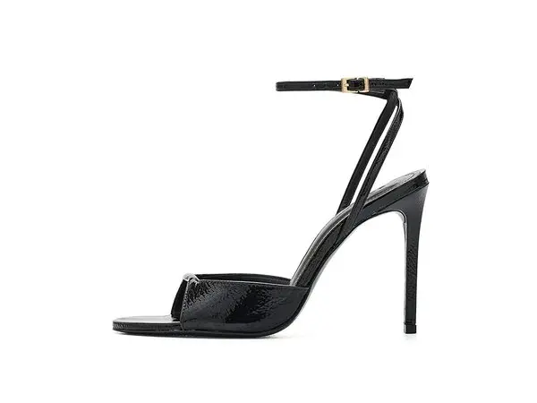 Schutz Arlette Stiletto Sandals - Black