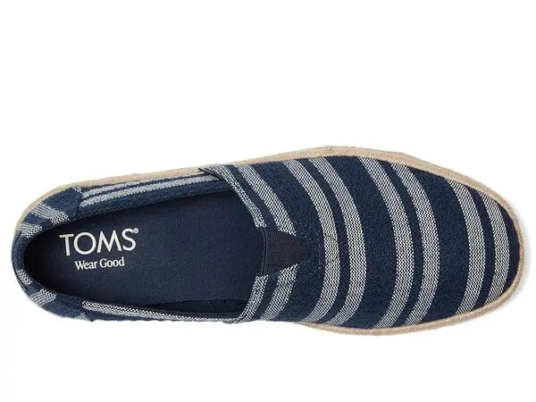 Toms Alpargata Rope 2.0 Espadrille With Striped Woven Upper And Rope Sole