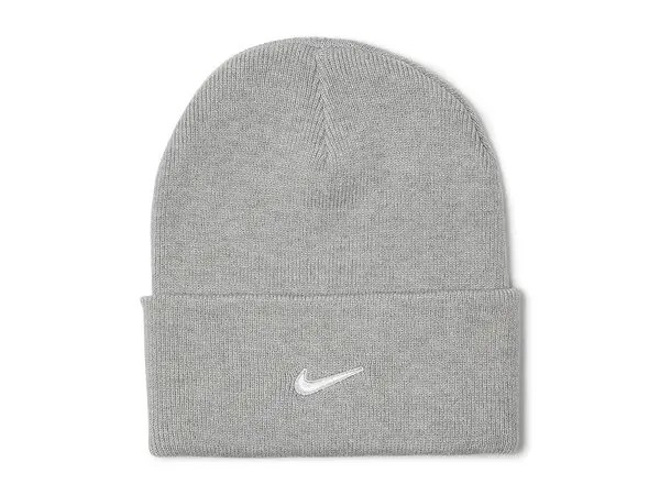 Nike Peak Swoosh Beanie - Gray