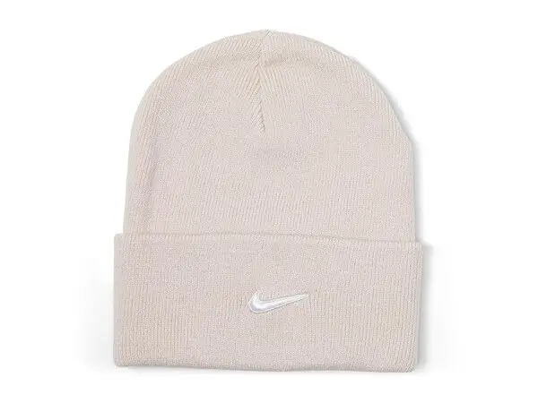 Nike Peak Swoosh Beanie - White